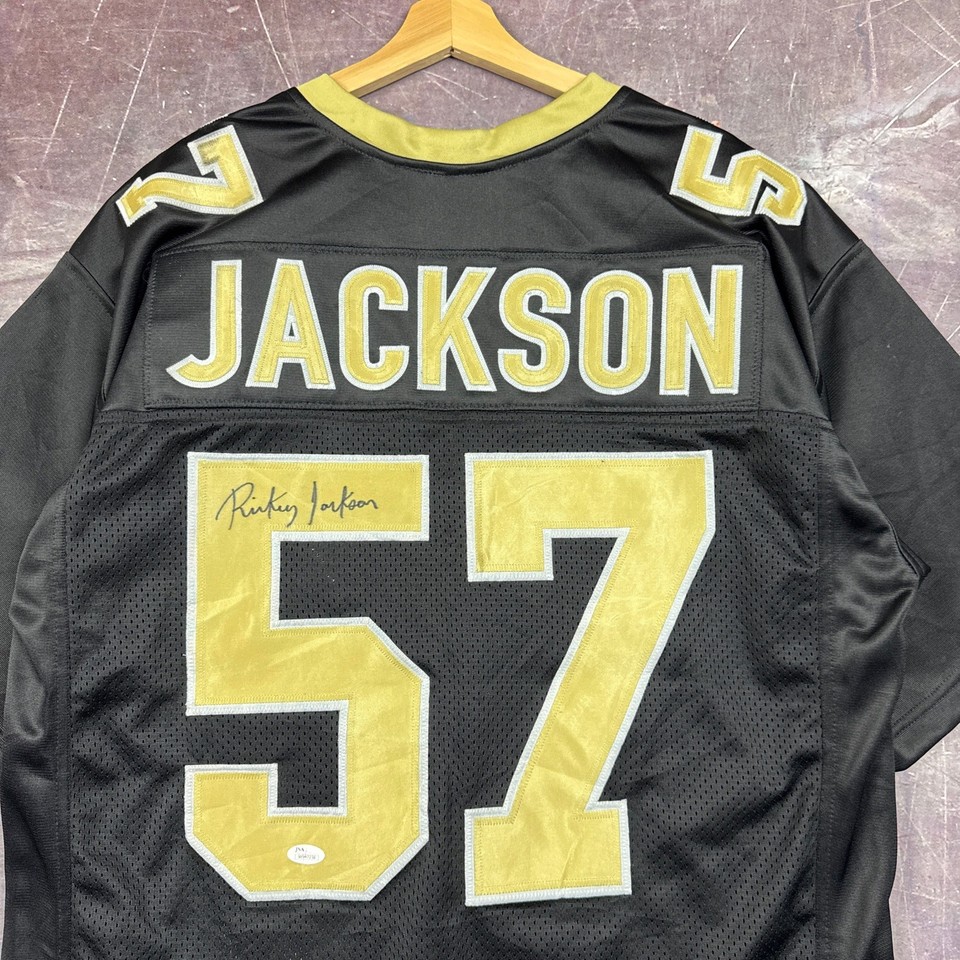 New Orleans Saints Jersey Mens Black XL Rickey Jackson Autographed Jersey 3011 | eBay