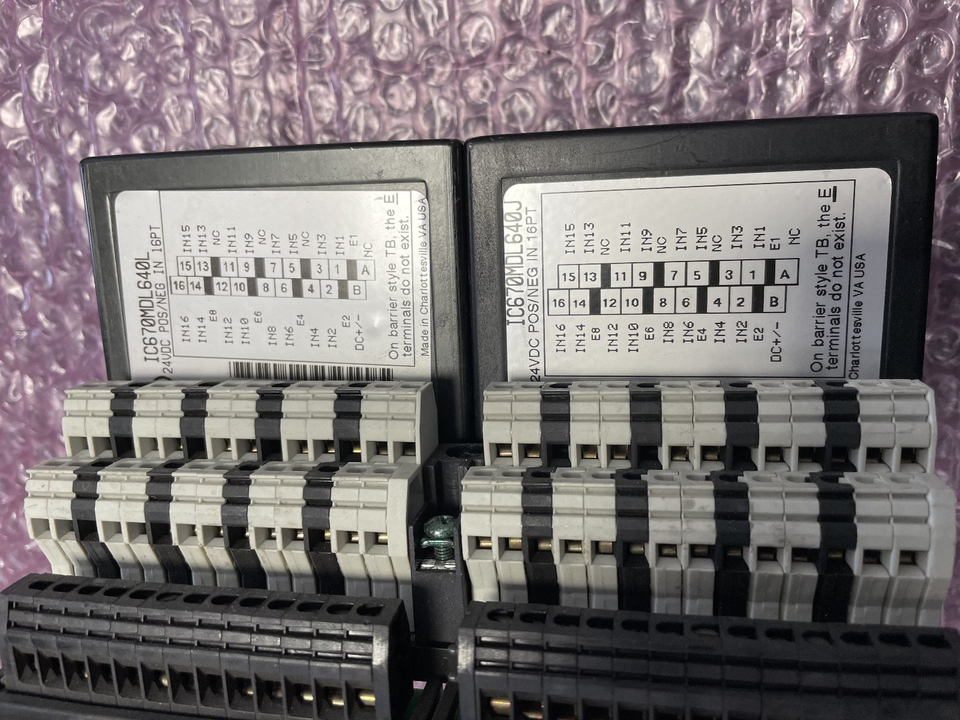 Fanuc IC670MDL640J Input Modul auf IC670CHS002E Terminal Block ...