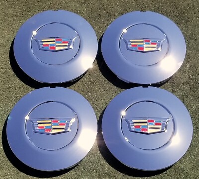 CHROME Center Caps - OEM Factory Cadillac Escalade Platinum Wheel 4740 ...