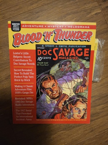 Blood 'N' Thunder - Winter 2011 (#28) Pulp Magazine fanzine - Doc ...