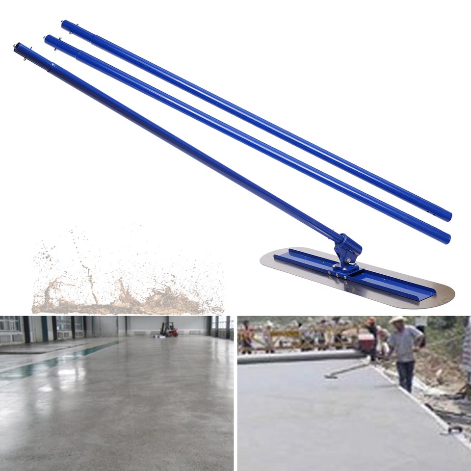 Bull Float Concrete Float 48 x 12 Concrete Tool Trowel 3 Handle 1.8M ...