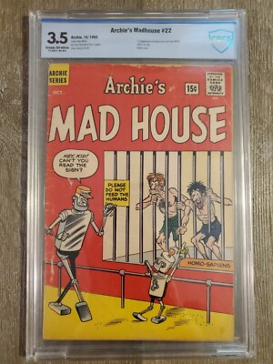 ARCHIE'S MADHOUSE 22 FiRST SABRINA RARE 15 CENT PRICE VARIANT MAD HOUSE ...