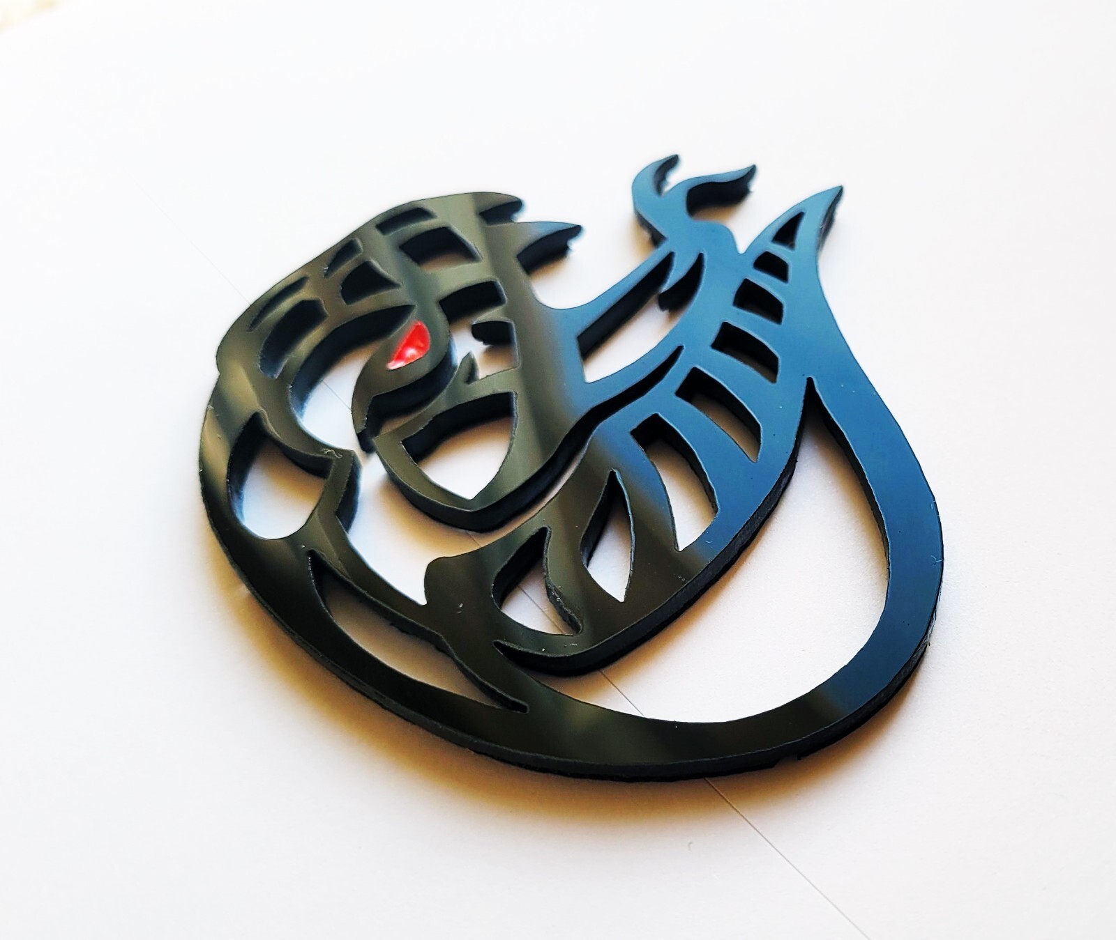 2x Snake Hellsnake Redeye Badge Logo Emblem for Dodge Challenger ...