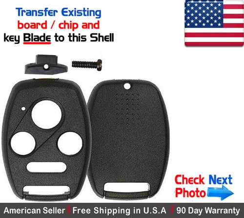 1x New Replacement Keyless Remote Control Key Fob Shell Case For Honda ...