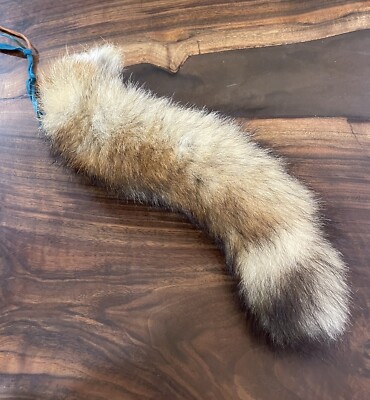 Genuine Red Fox Animal Fur Tail Halloween Renaissance Faire Costume ...