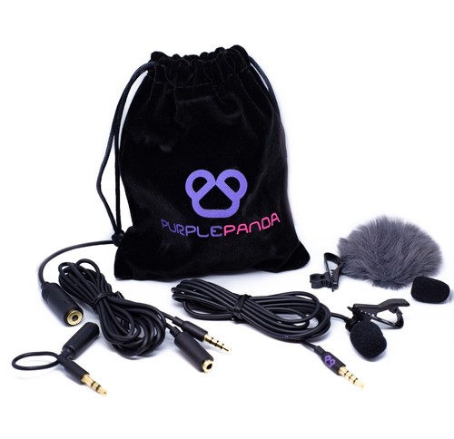 Purple Panda 10771328 Lavalier Lapel Microphone Kit for sale online | eBay