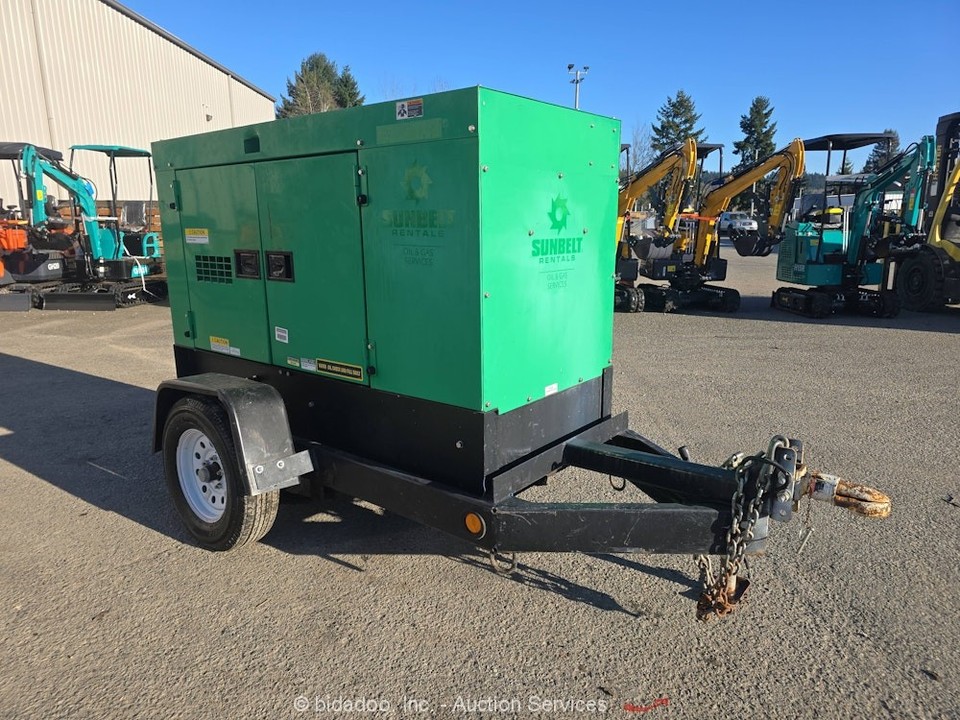 2017 Multiquip DCA-25SSIU4F 20kW Towable Generator 25kVA Genset -Parts ...