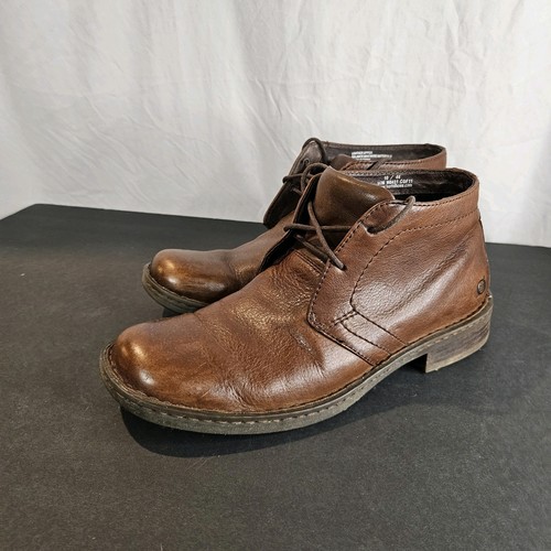 Born Harrison Mens Size 10 M Brown Leather Lace Up Ankle Chukka Boots ...