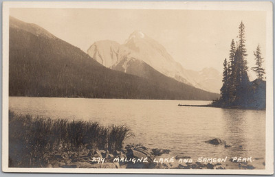 Harmon 279 Maligne Lake Samson Peak Jasper National Park Alberta RP ...
