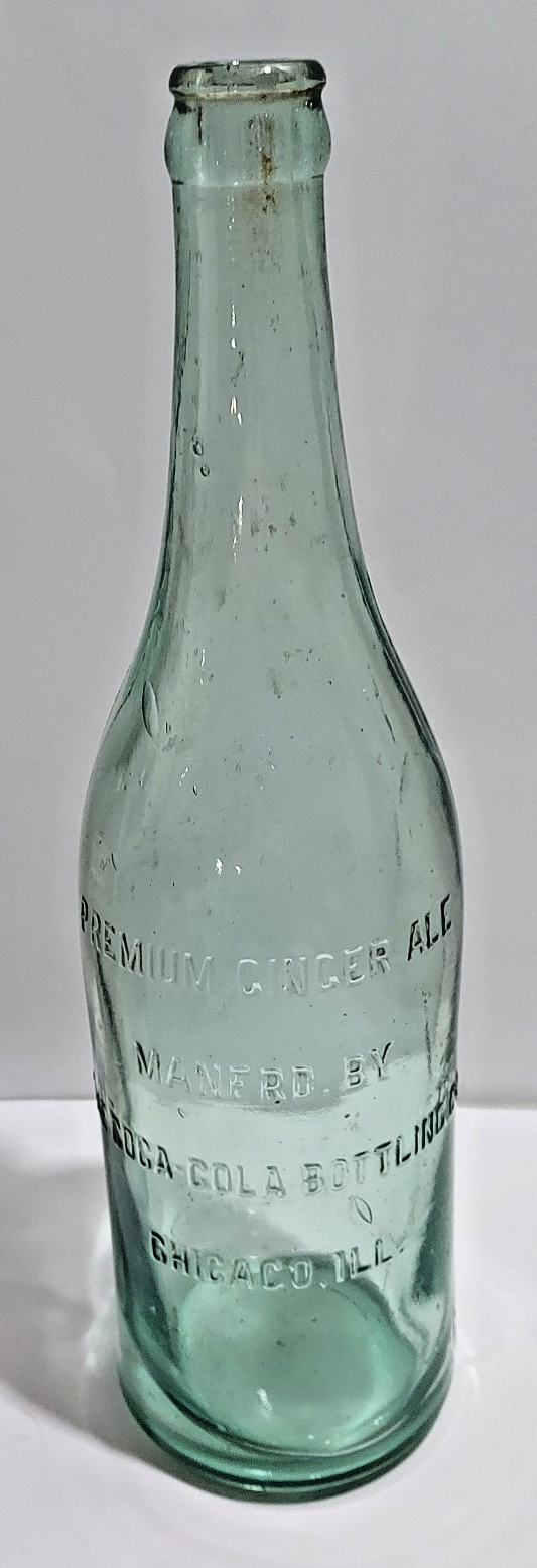 Premium Ginger Ale Coca Cola Bottling Co Chicago ILL IL Illinois 1910's ...