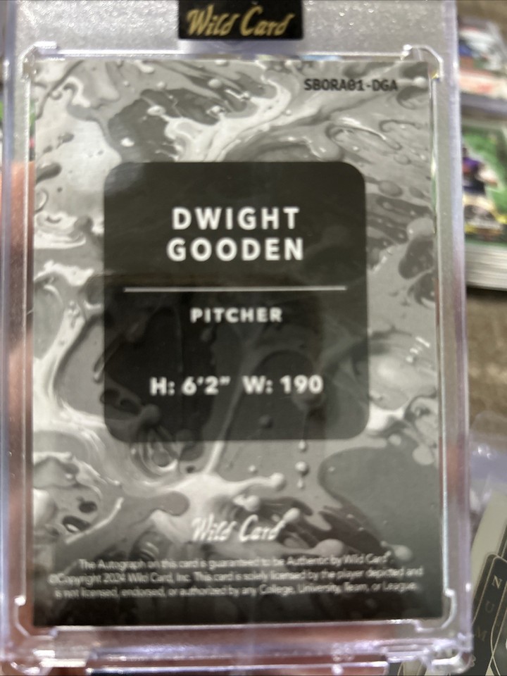 Dwight Gooden 2024 Wild Card SPLAT Auto /5 (4/5) 🔥 HOF Pitcher Mets | eBay