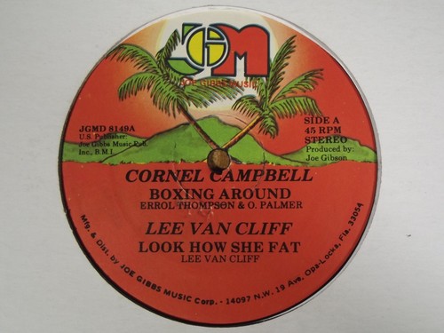 CORNEL CAMPBELL/LEE VAN CLIFF - BOXING AROUND 12'' 45 RARE US JOE GIBBS ...