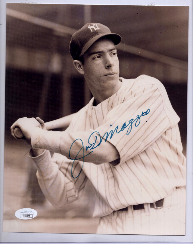 JOE DIMAGGIO HOF Signed Autograph Auto 8x10 Sepia Color Photo Yankees ...