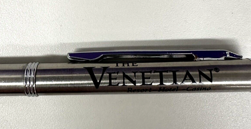 THE VENETIAN RESORT HOTEL CASINO LAS VEGAS PEN - STAINLESS STEEL ...