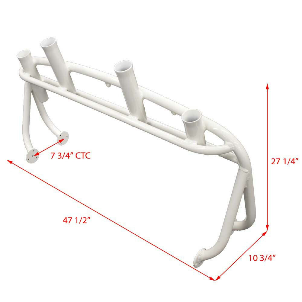 Mako Boat Leaning Post Frame 179632 | 284 CC Rocket Launcher White | eBay