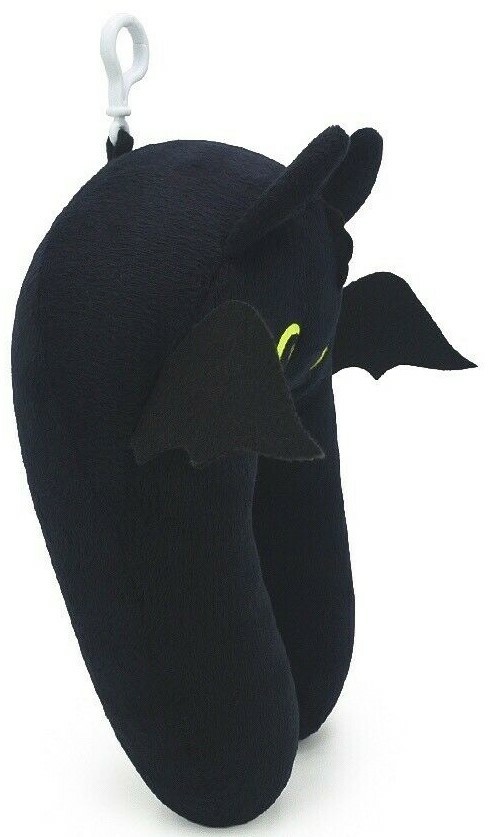 12"How to Train Your Dragon3 Toothless Doll Toy Travel Neck Rest Pillow ...