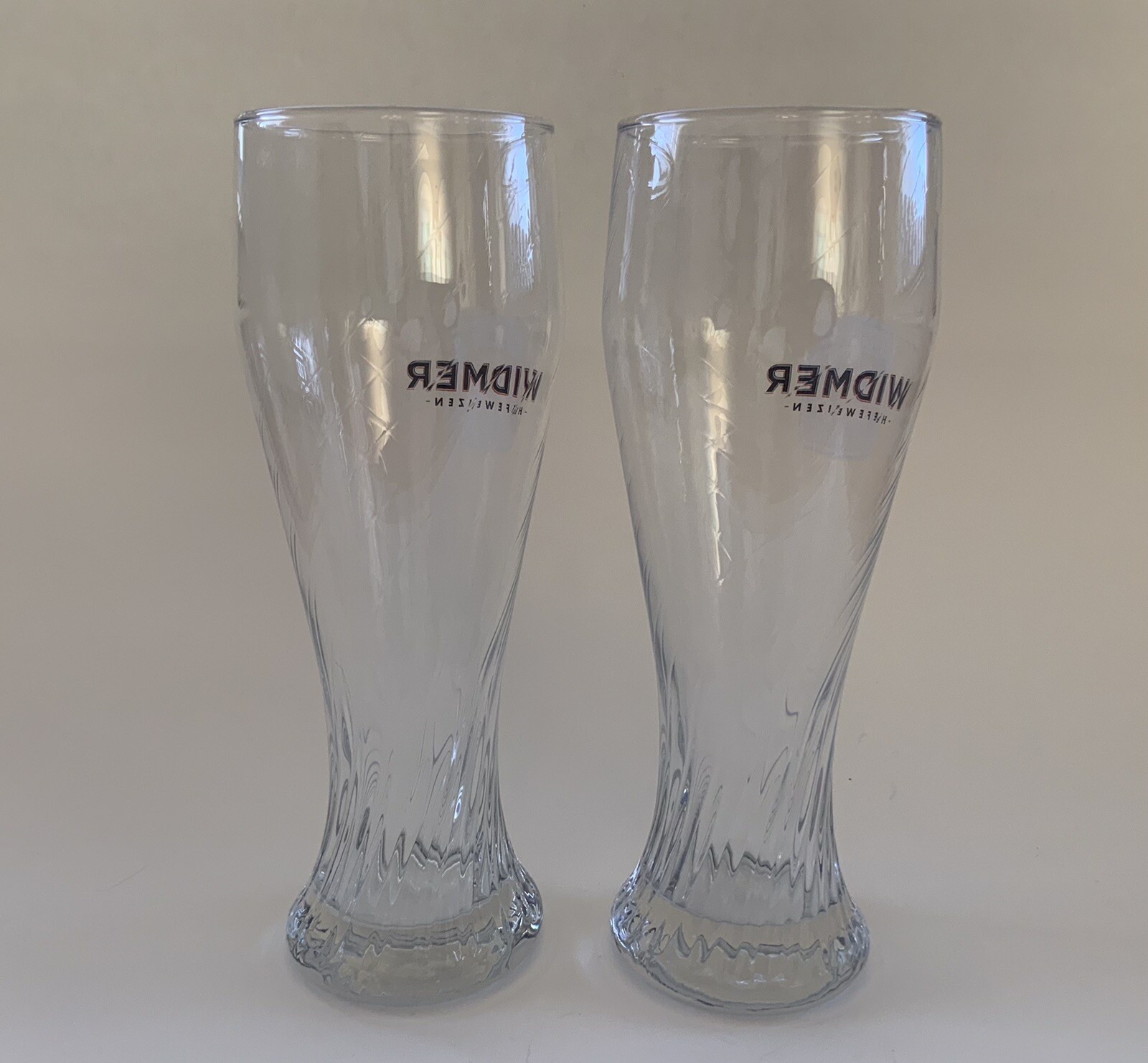 Set Of 2 WIDMER BROTHERS Hefeweizen Pilsner Glasses Tall Glass Glasses ...