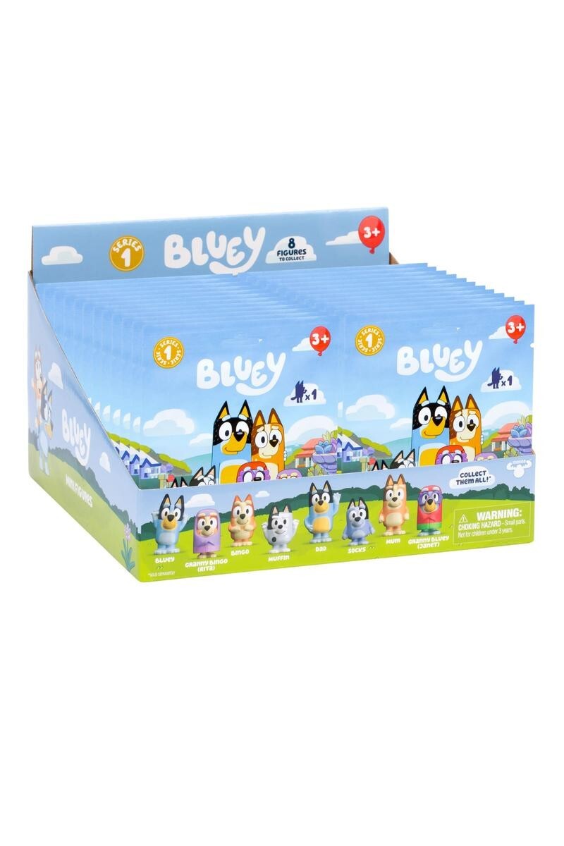 Bluey Mini 1" Figures Series 1 ** BLUEY ** 1 inch figure NEW - OPEN ...