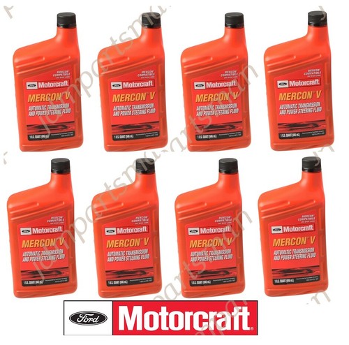Motorcraft Mercon V ATF Transmission Fluid XT5QMC 8 Quarts for Ford ...