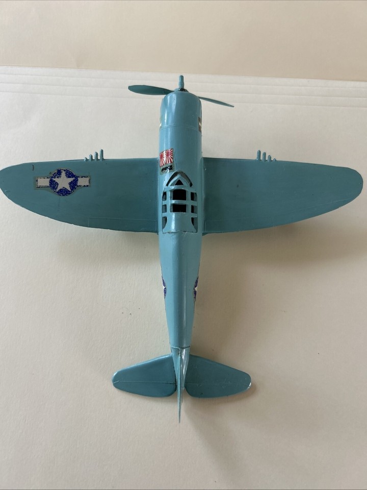 Renwal Vintage 1940’s WWII Plastic P-47 Thunderbolt Plane Powder Blue ...