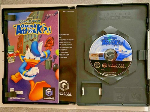 Disney Donald Duck Quack attack Nintendo GameCube Game all manuals AUS ...