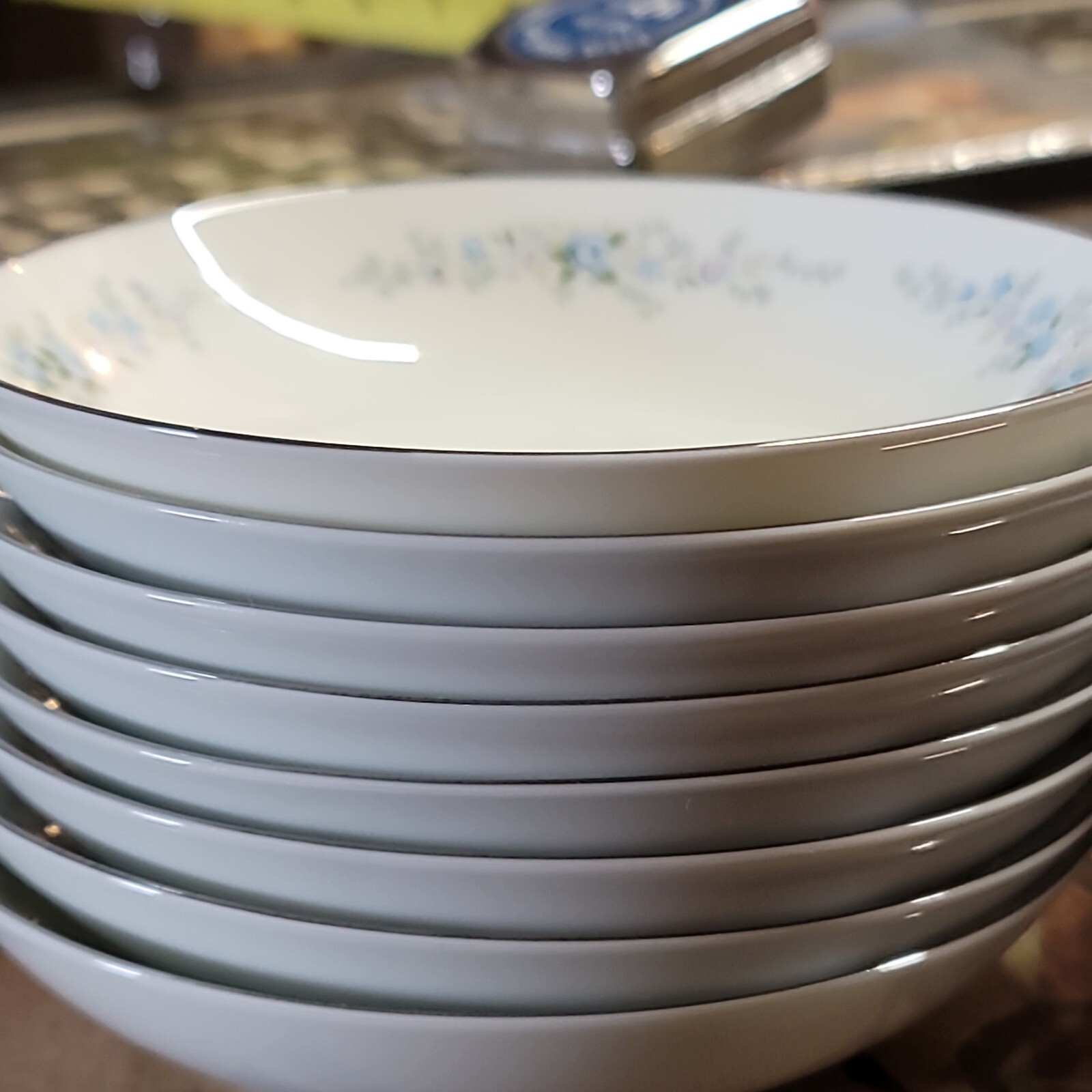 Vintage Noritake China Roseberry 6241 Made In Japan Berry Bowl Lot of 8 ...