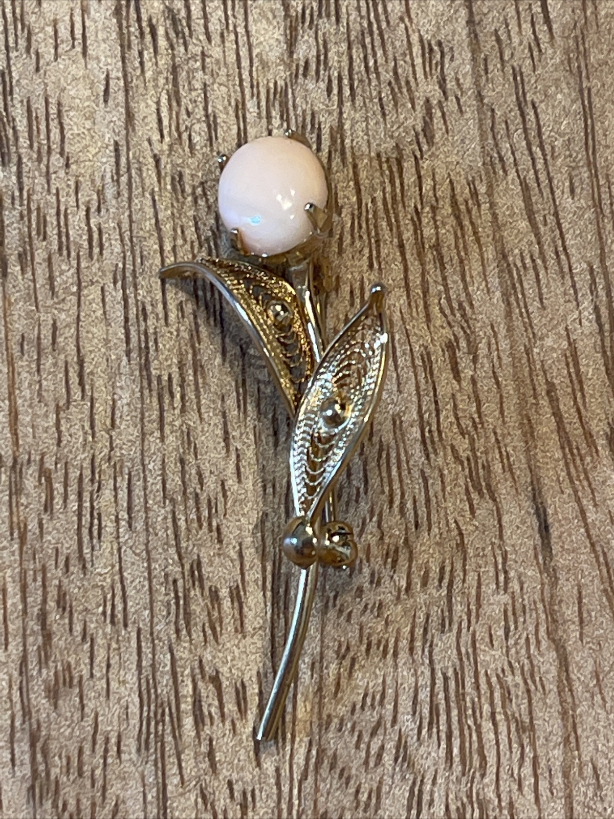 Vintage Sorrento 1/20 12k gf Angel slin coral brooch pin | eBay