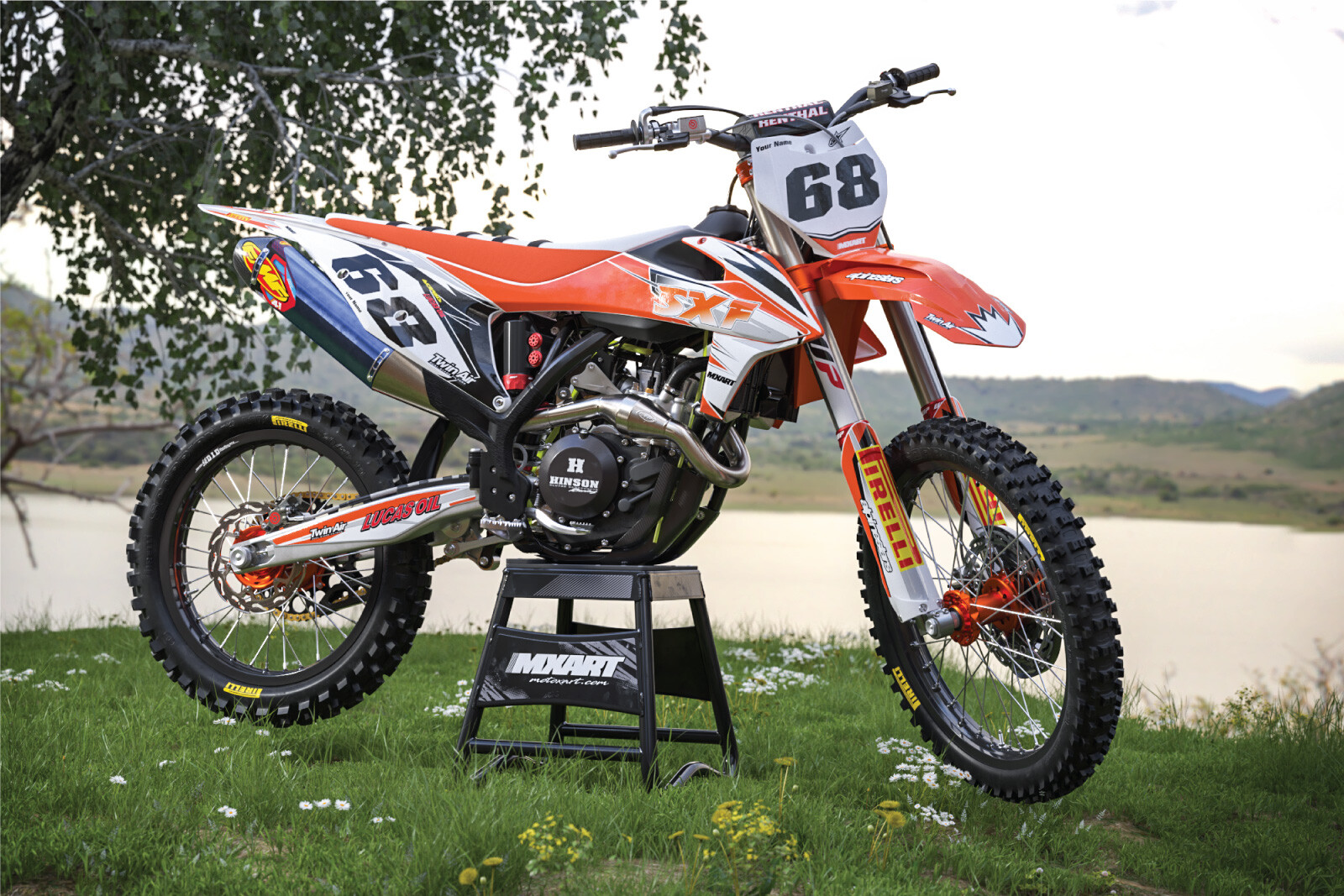 SHOCKWAVE STYLE graphics kit to suit all ktm models select bike size at ...