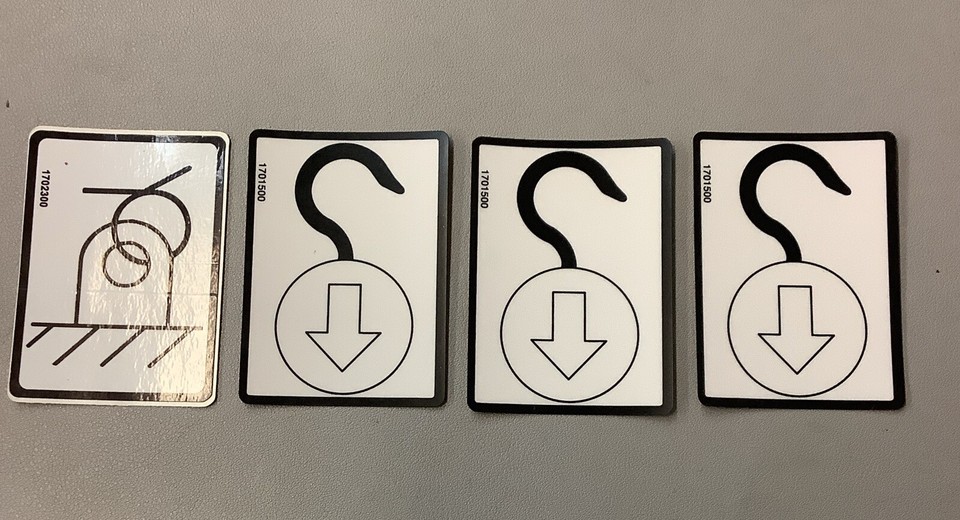 JLG Scissor Lift Safety Decal Set (b450) | eBay