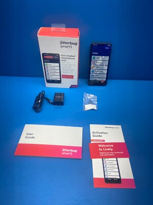 Lively Jitterbug Smart3 Smartphone for Seniors with Large 6.2" Screen ...