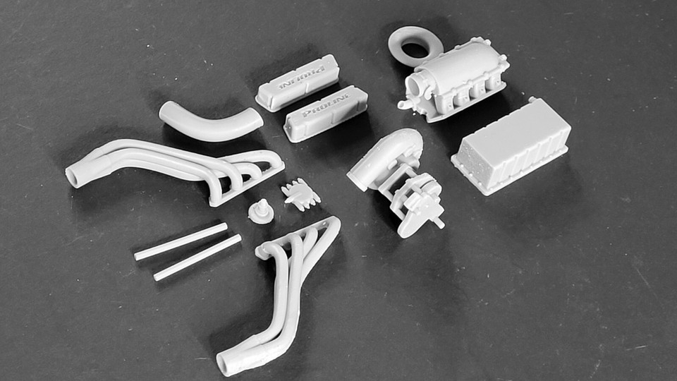 DETAIL KIT - FORD SMALL BLOCK V8 - PROLINE PROCHARGER Tamiya Revell ...