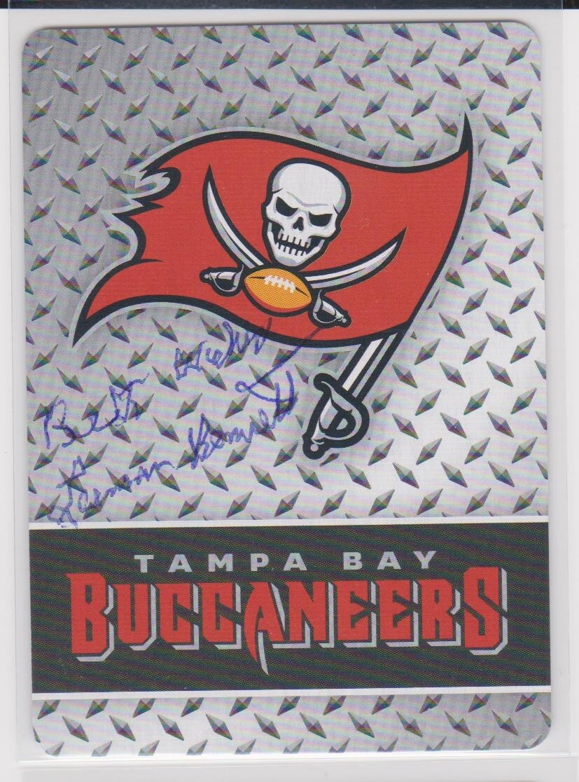 LEEMAN BENNETT TAMPA BAY BUCCANEERS 1985-86 HEAD COACH AUTOGRAPHED ...