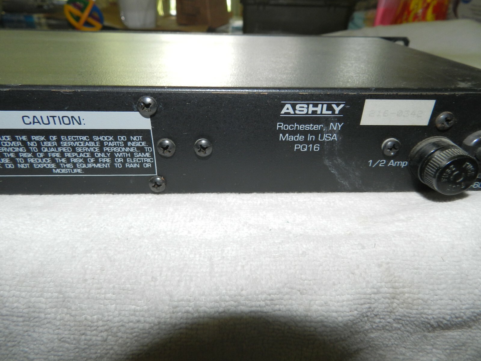 Ashly PQ16 6 Band Parametric Equalizer for sale online | eBay