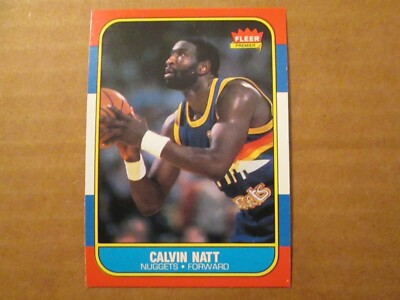 1986 Fleer Premier Basketball Calvin Natt Denver Nuggets | eBay