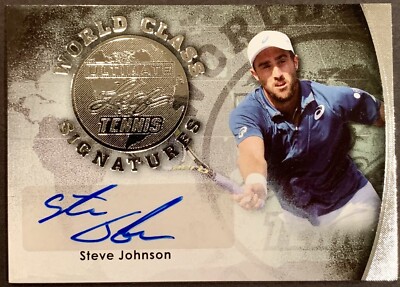 2015 LEAF ULTIMATE STEVE JOHNSON @ 9/25 @ AUTO ROOKIE RC AUTOGRAPH ...