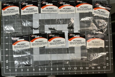 HiTec Lot: 10 PN 55801, 4 PN 56403, 4PN55002, 2 PN 55016, 2 PN 55001 ...