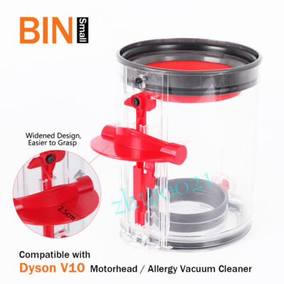 Dust Bin for Dyson V10 Motorhead Allergy Vacuum Cleaner Small Canister ...