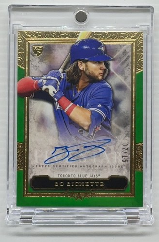 2020 Topps Five Star Bo Bichette Green Rookie Autograph Auto #2/15 Blue ...