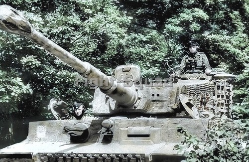 WW2 Picture Photo Normandy 1944 German Michael Wittmann VI Tiger Tank ...