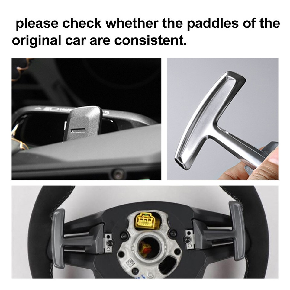 Steering Wheel Shifter Paddle Extension For Porsche Macan 911 Panamera ...