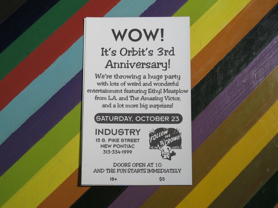 vtg 1990s 2000s Rave Music Dance Event Flyer - Detroit Hardkiss St ...