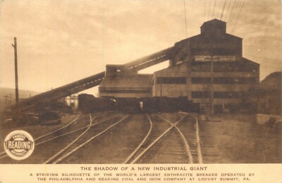 View Of The World's Largest Anthracite Breaker, Locust Summit ...