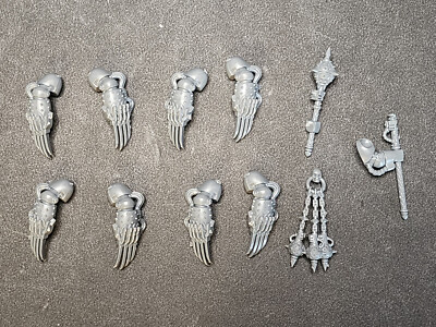 Warhammer 40k Miniatures Dark Angels Terminator Melee Weapons Bits Lot ...