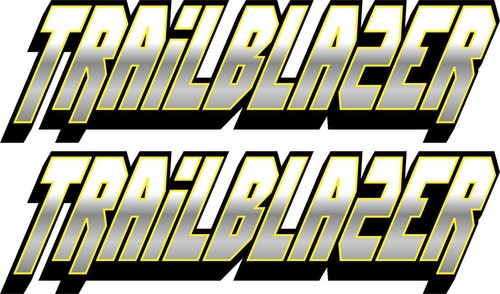 Trailblazer Fender Decals Stickers Yellow sport 4x4 atv graphics 250 ...