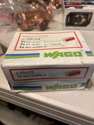WAGO 773-173 Wall-Nuts Push-Wire marrette/nut Box Of 50Pcs | eBay