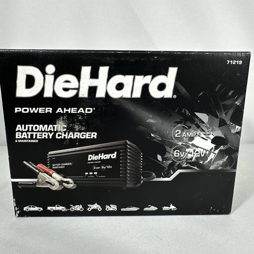 New Diehard 71219 6/12V Shelf Smart Battery Charger 2Amp Maintainer ...