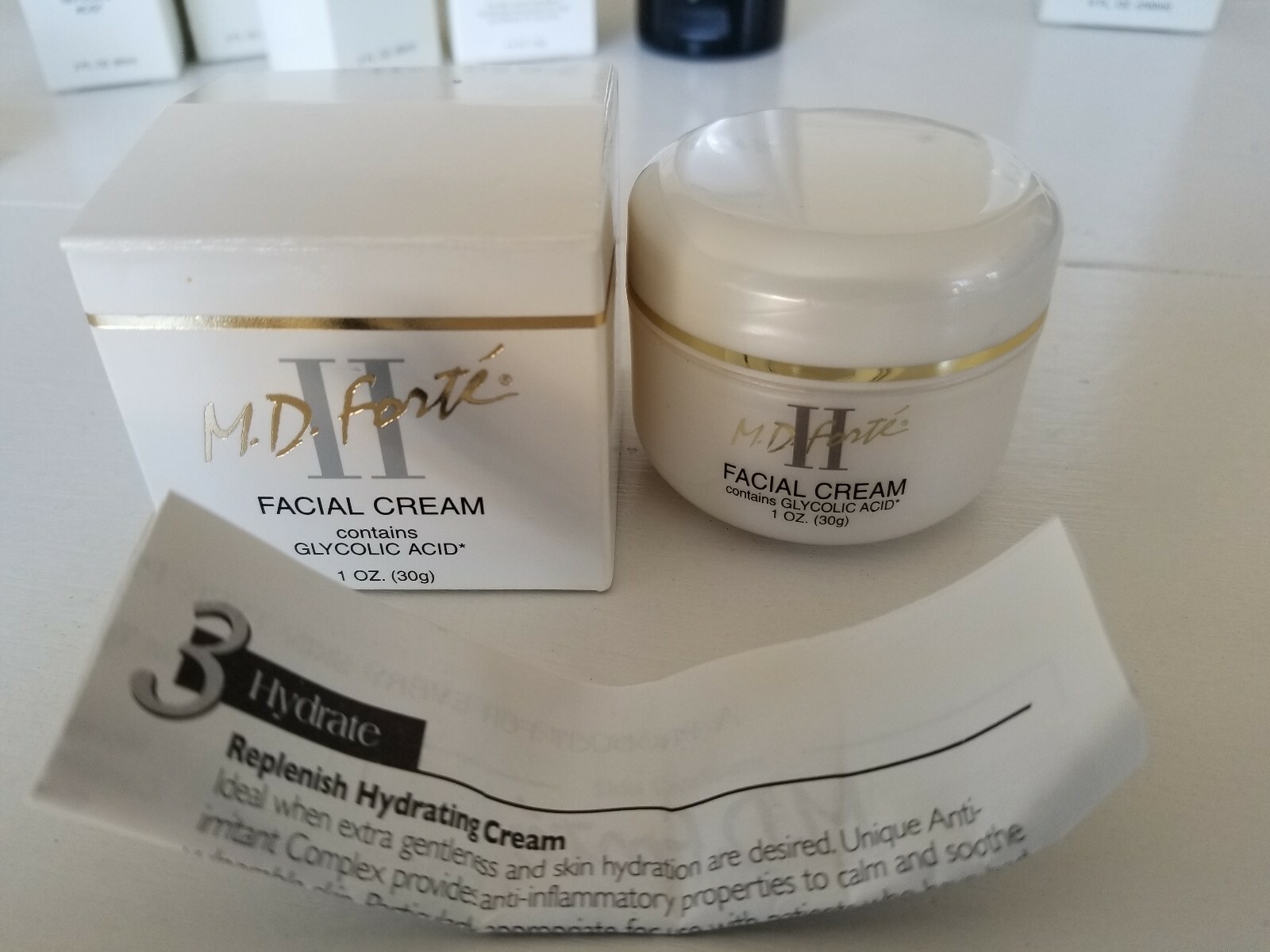 MD Forte Facial Cream ll 1 oz + MD Forte FACIAL LOTION II 2FL ...