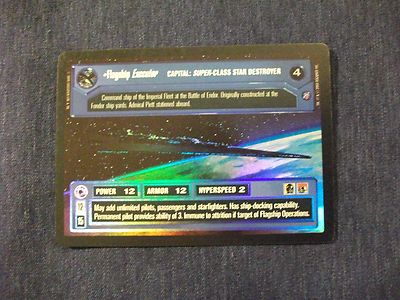 Star Wars CCG Reflections II 2 Foil Flagship Executor | eBay
