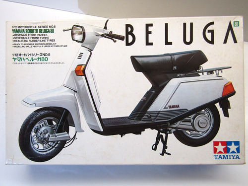 Tamiya 1:12 Scale Yamaha Beluga 80 Scooter Model Kit # 1405*500 Vintage ...