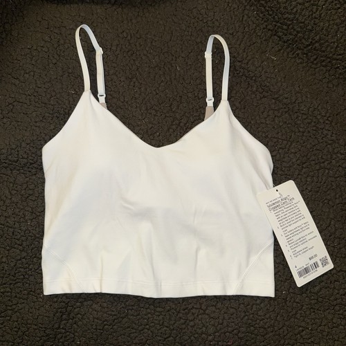 lululemon align cropped cami tank • white • size 4 • new with tags | eBay